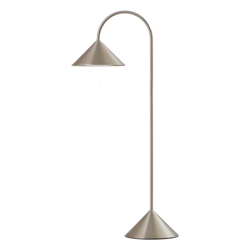 Frandsen Grasp portable table lamp, 72 cm, brushed stainless steel ...