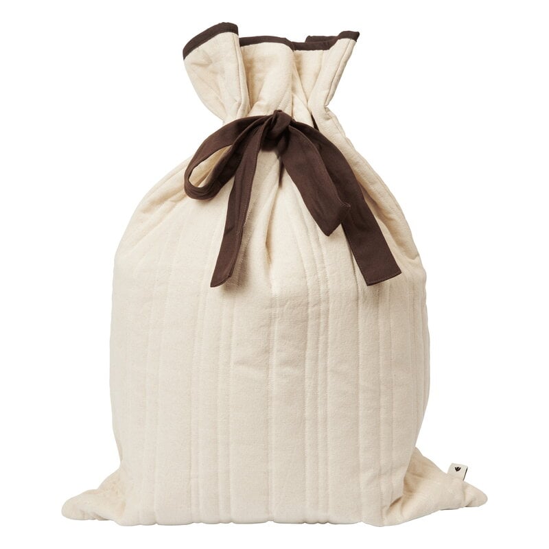Ferm Living Vari quilted sack, 50 x 70 cm, cotton, natural | Finnish ...