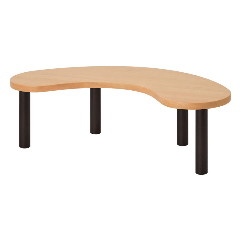 Hem Worm coffee table, large, beech - brown | Finnish Design Shop UK