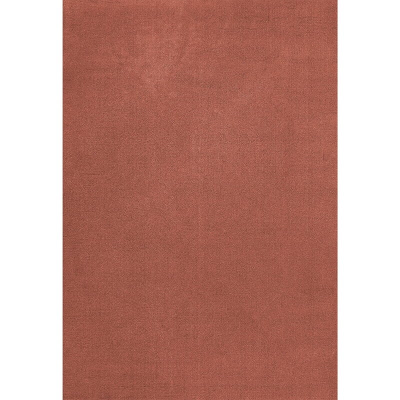 LAYERED Solid wool rug, red ochre | Finnish Design Shop