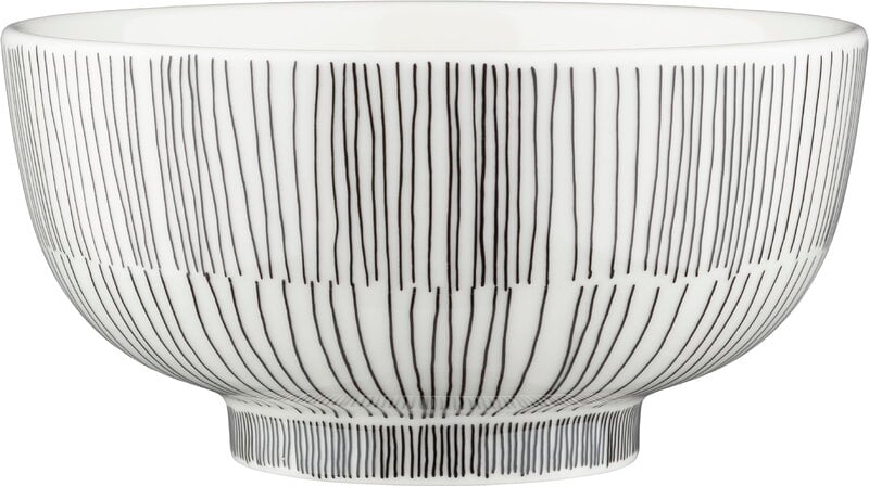 Marimekko Oiva - Kukat puhkeavat kulho, 3 dl, valkoinen - musta ...