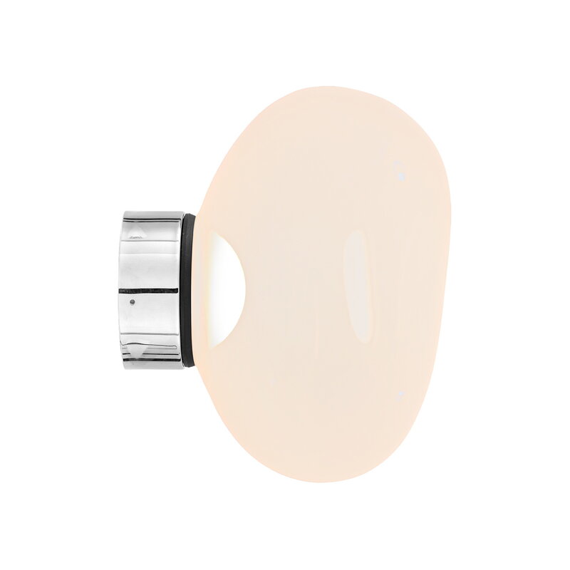Tom Dixon Melt Surface Mini LED seinävalaisin, opaali - hopea | Finnish ...