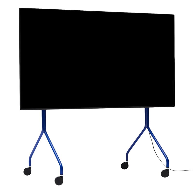 Pedestal Moon Rollin' TV stand, ultra marine | Finnish Design Shop UK