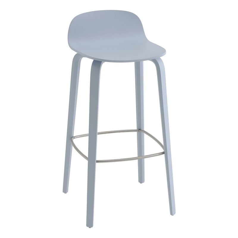 Muuto Visu bar stool, 75 cm, light blue | Finnish Design Shop