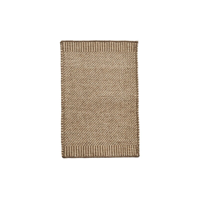 Woud Rombo tapis, 60 x 40 cm, marron | Finnish Design Shop
