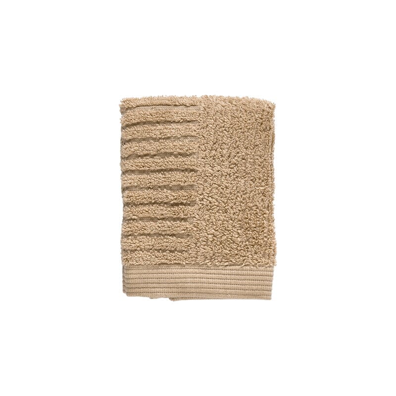 Zone Denmark Classic face cloth, 30 x 30 cm, camel | Finnish Design Shop