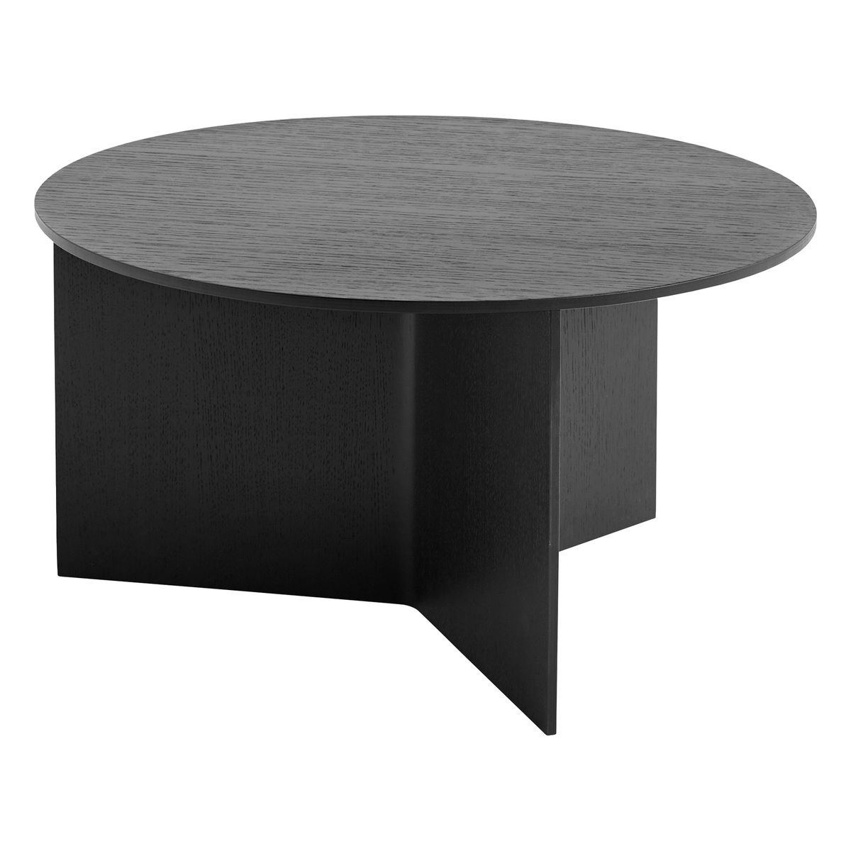 HAY Slit Wood Table 65 Cm Black Pre used Design Franckly HAY Slit Wood Table 65 Cm Black Pre used Design Franckly