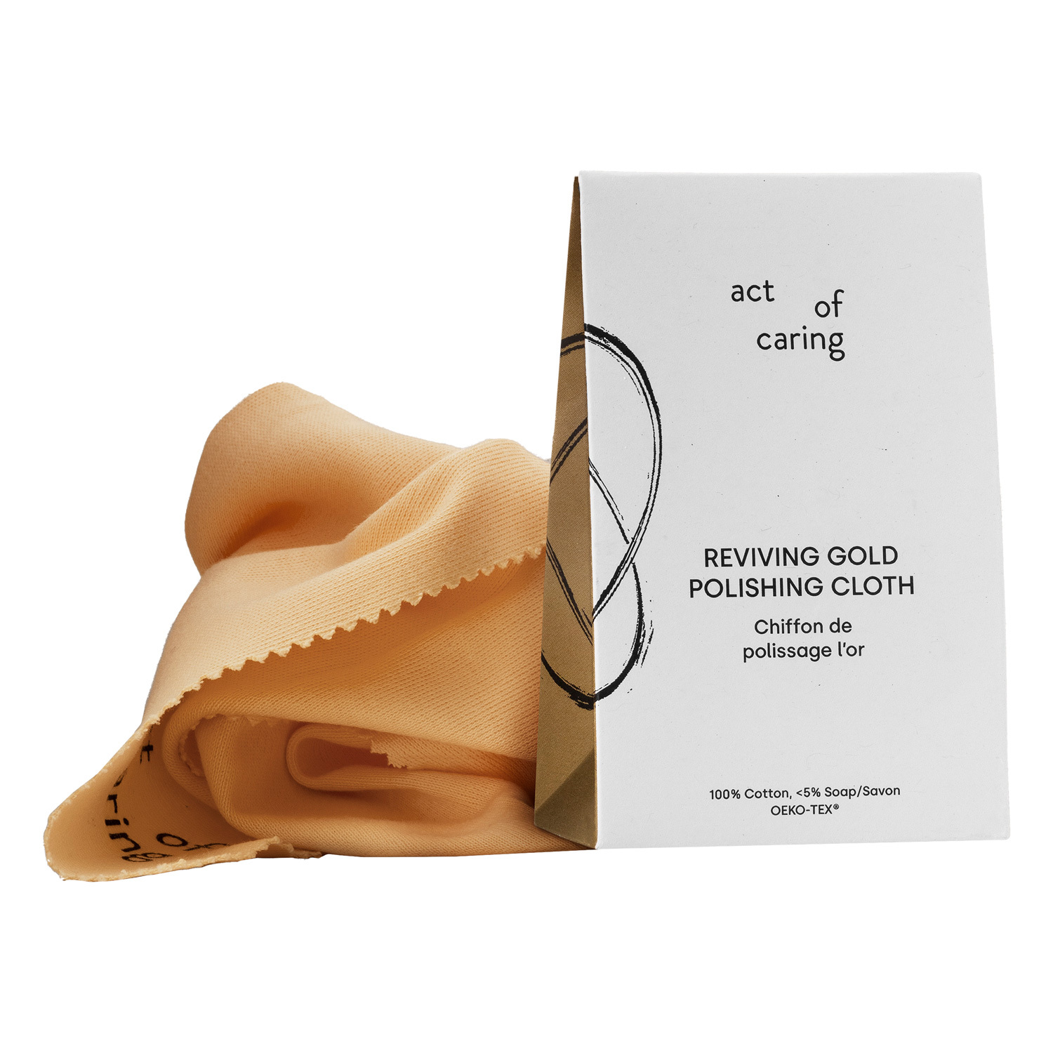 Act of Caring Reviving Gold polish cloth | Finnish Design Shop