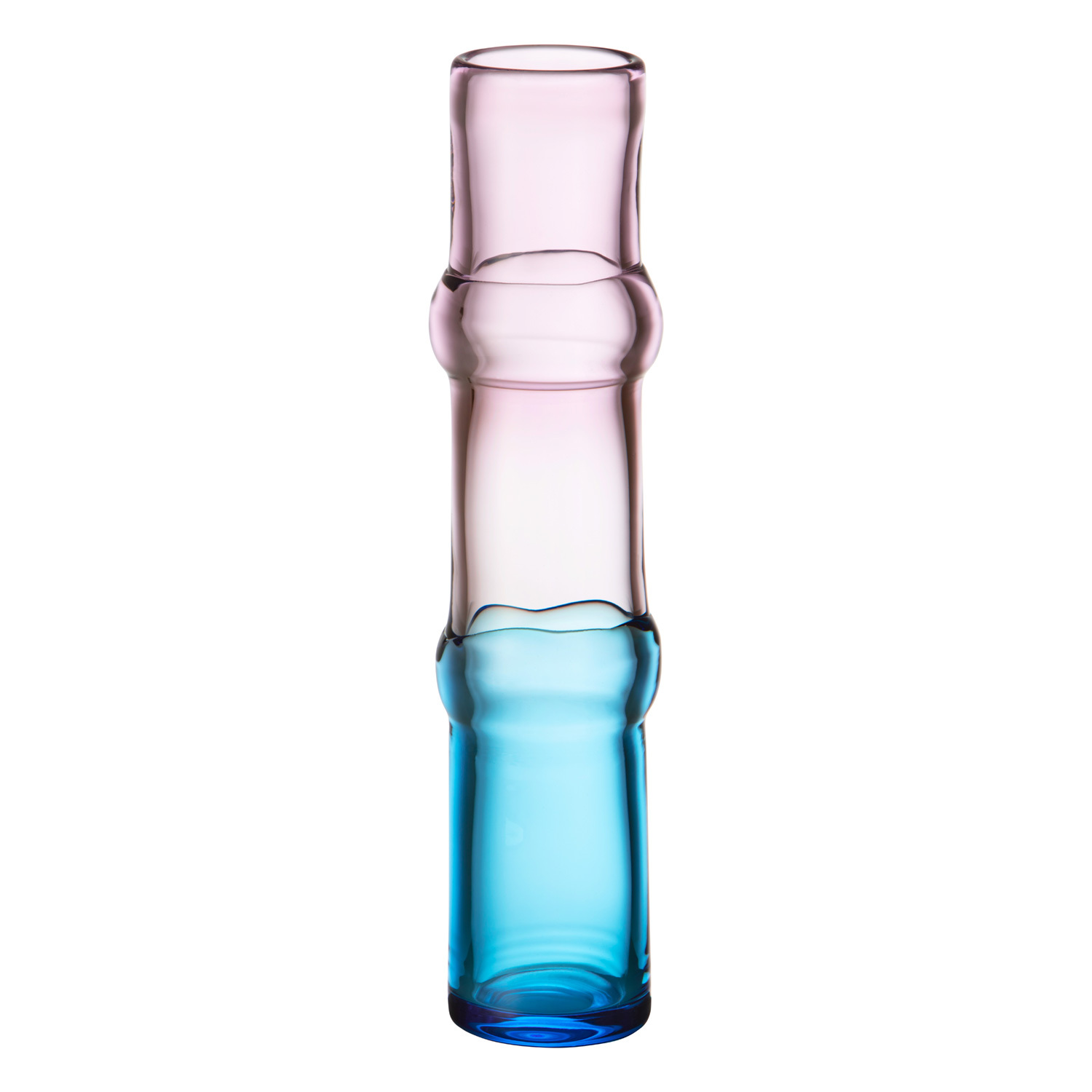 Iittala Bambu maljakko, 90 x 450 mm, v. pinkki - kirkas ...