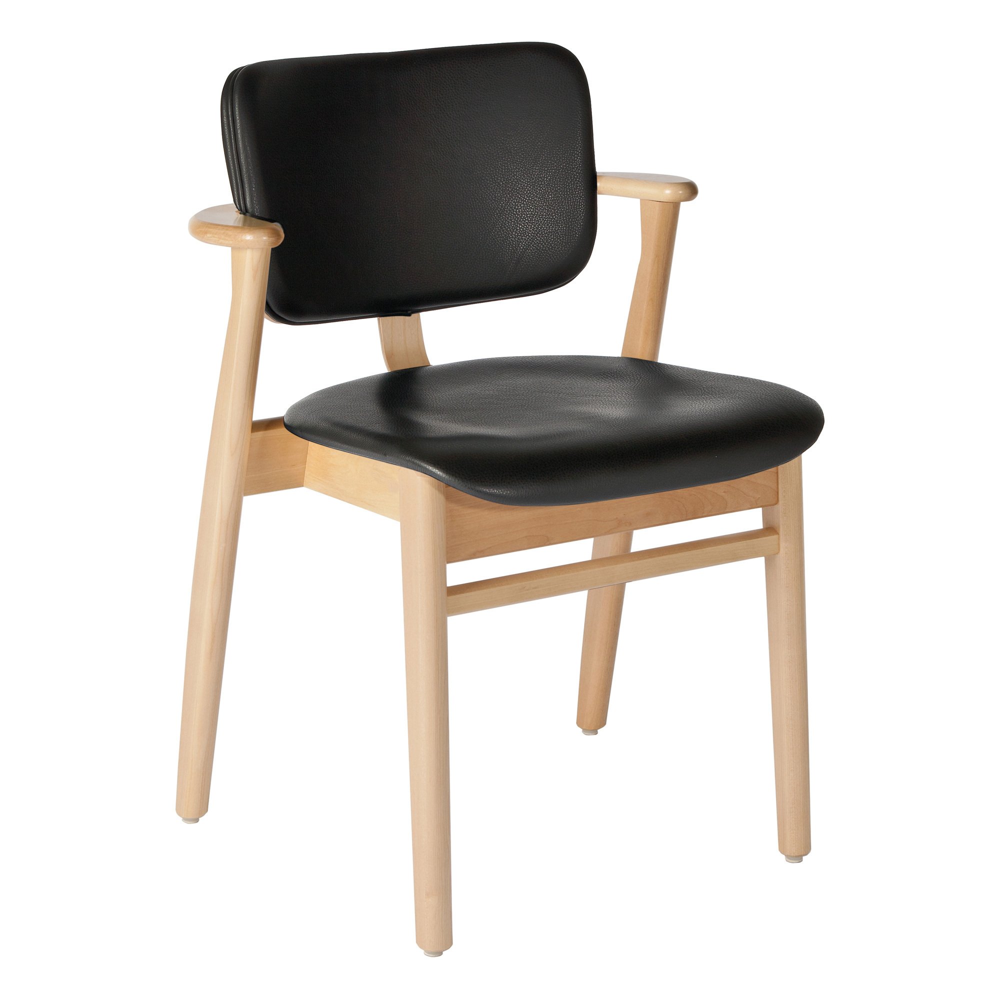 Artek Domus chair, lacquered birch - Prestige black | Pre-used design ...