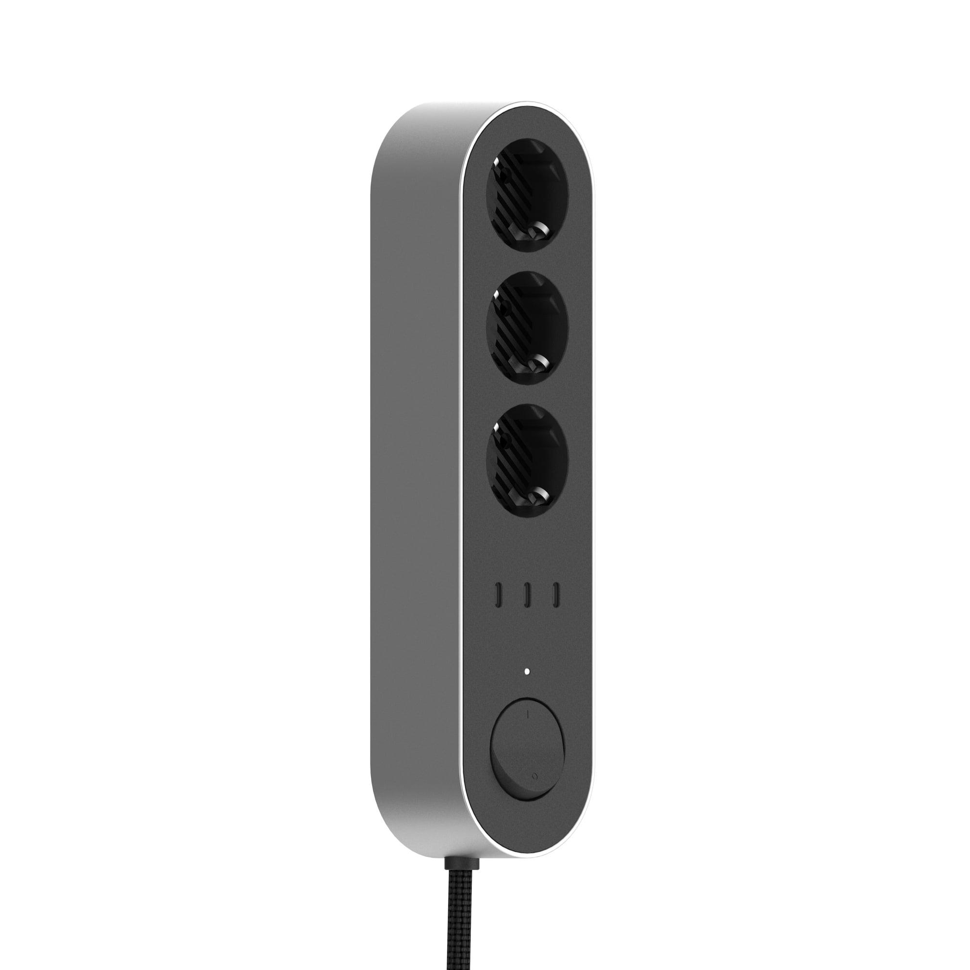 palett3 Edgar power bar, satin aluminium | Finnish Design Shop