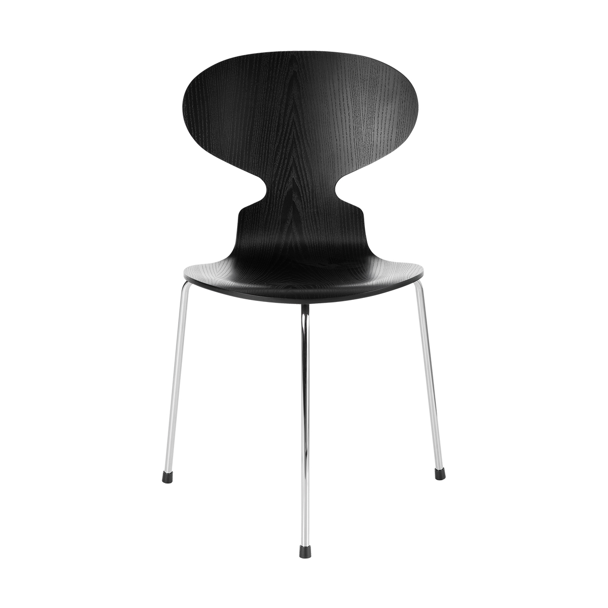 Fritz Hansen Ant chair 3100, 3 legs, black ash | Pre-used design | Franckly