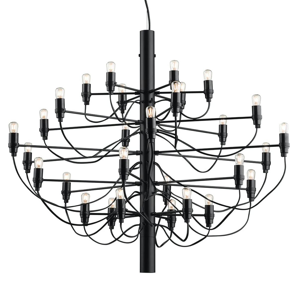 Flos 2097 30 Kattokruunu Musta Finnish Design Shop