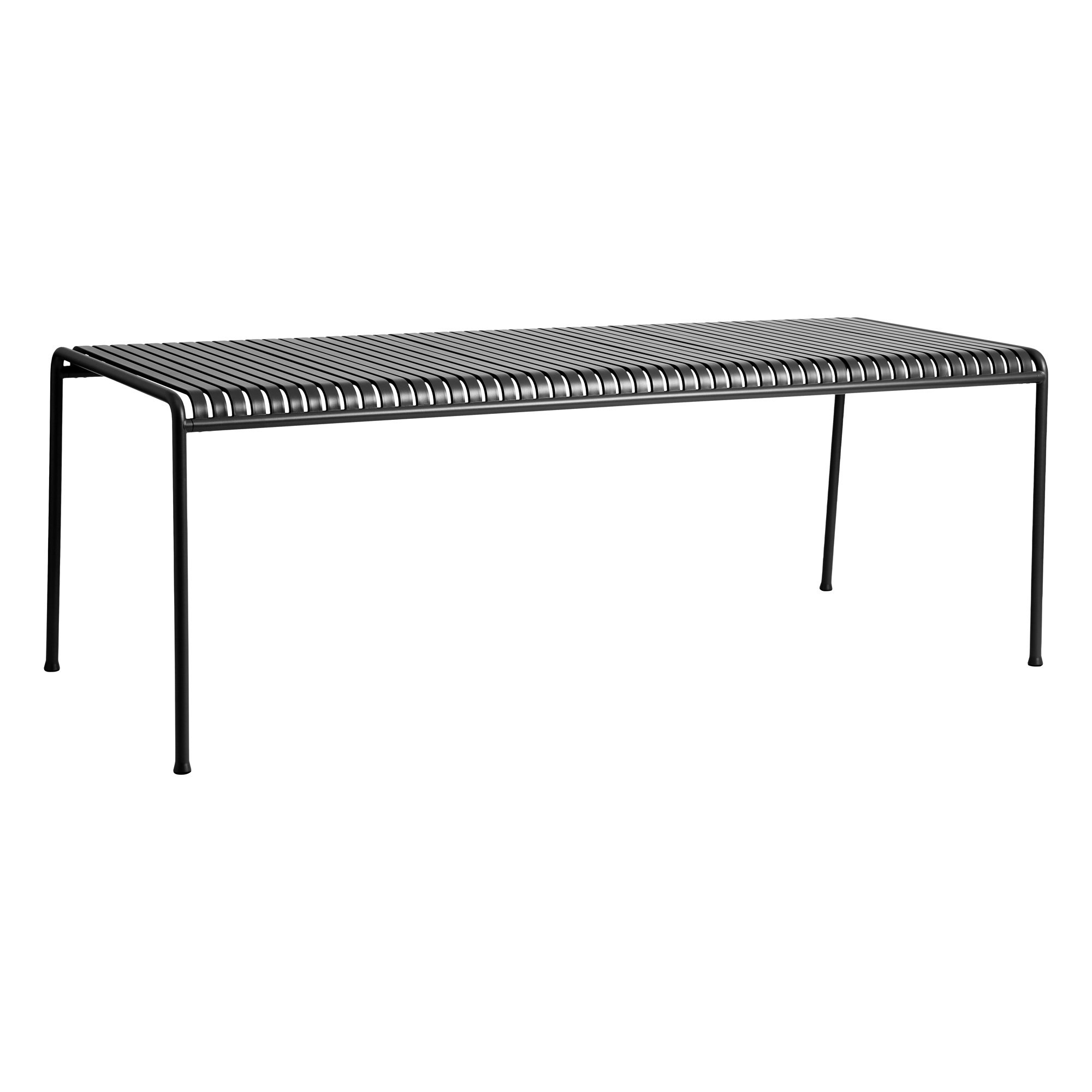 HAY Palissade table, 220 x 90 cm, anthracite | Pre-used design | Franckly