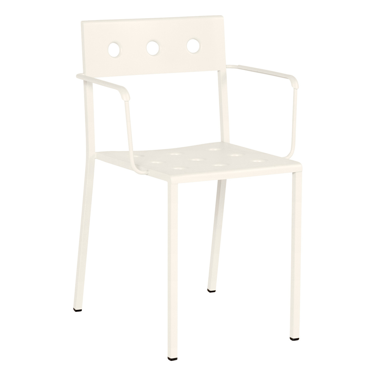 HAY Balcony dining chair with armrest, chalk beige | Finnish Design Shop