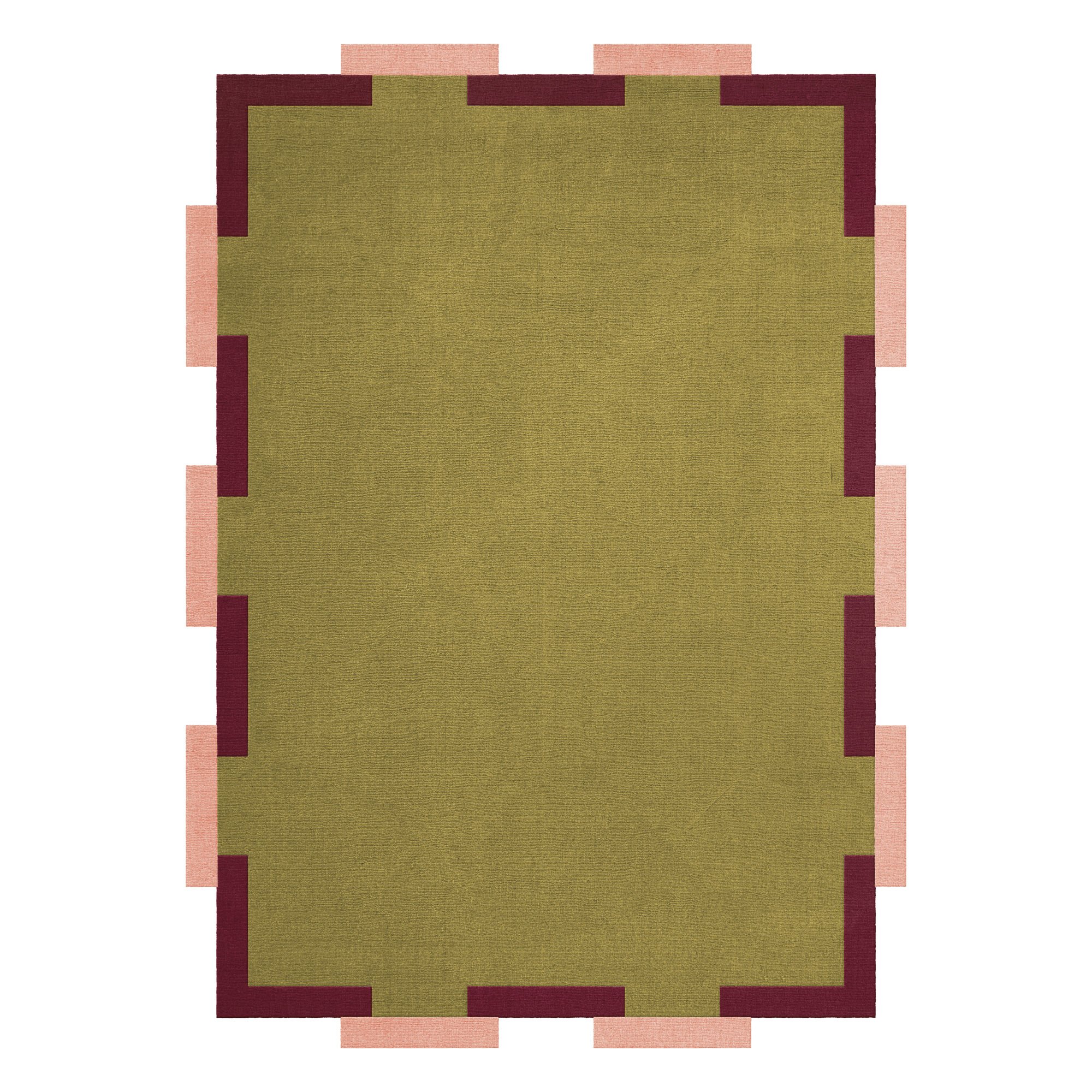 LAYERED Teklan Fregio villamatto, olive blush | Käytetty design | Franckly