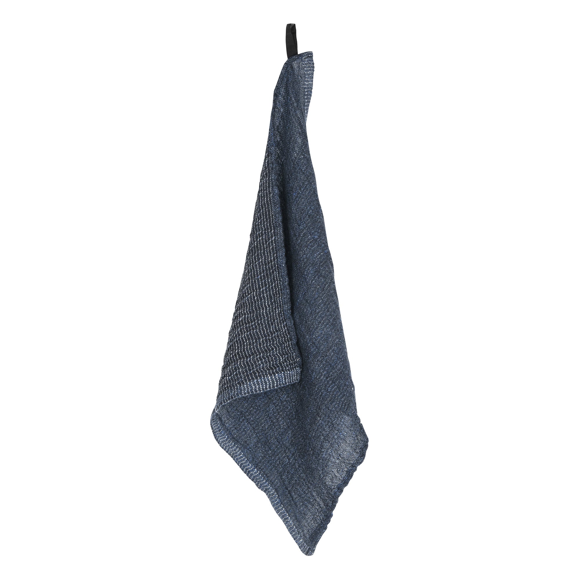 Lapuan Kankurit Nyytti guest towel, black - blueberry | Finnish Design Shop