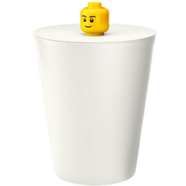 Room Copenhagen Lego container with lid, white | Pre-used design | Franckly