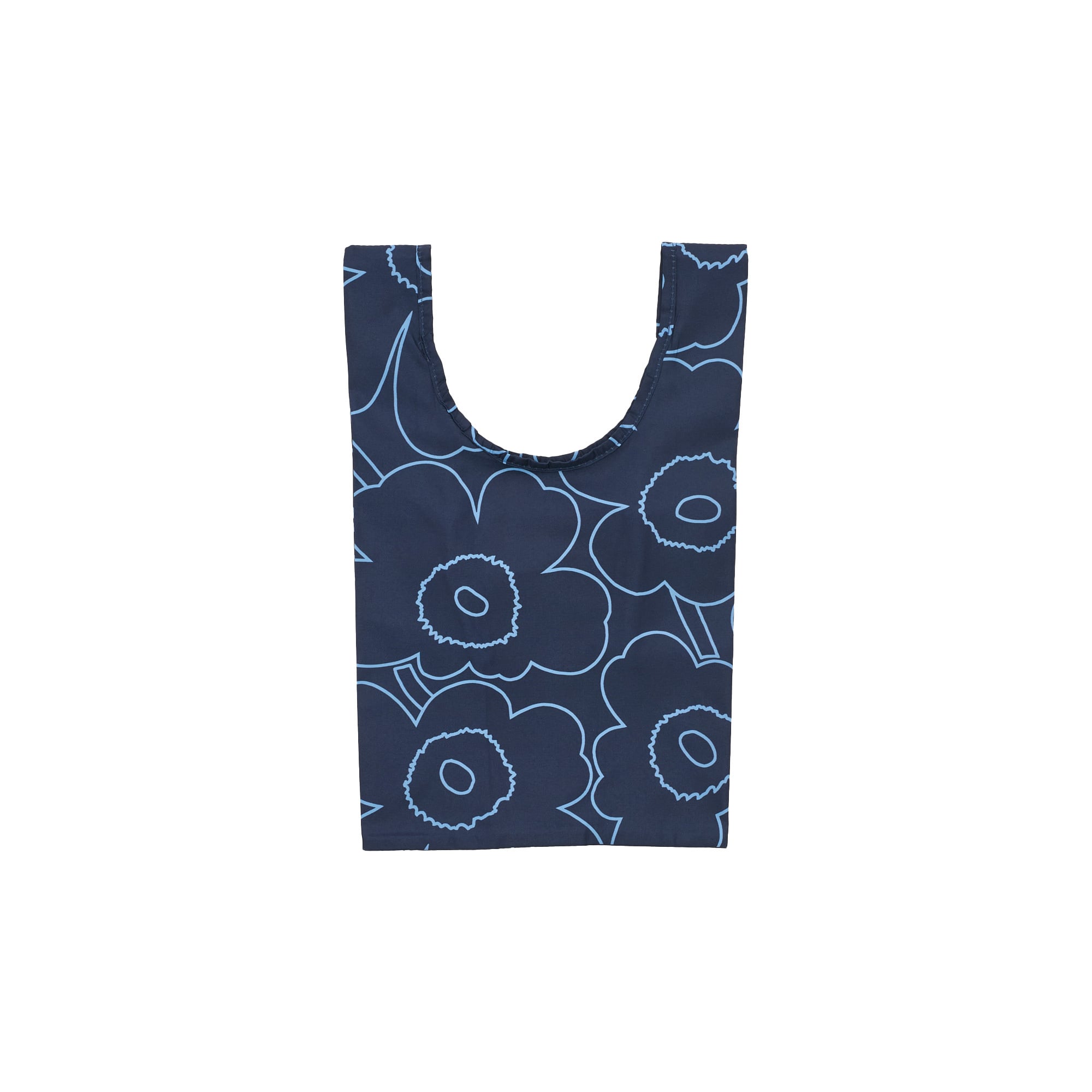 Marimekko Mini Smartbag Piirto Unikko bag, dark blue - light blue ...