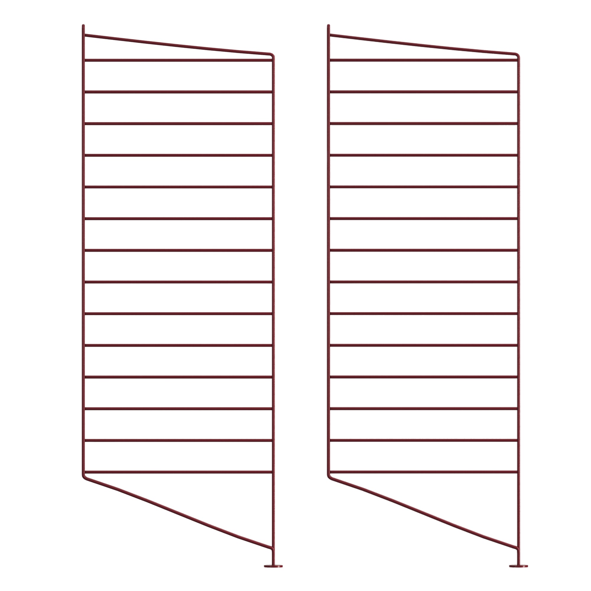 String Furniture String floor panel, 85 x 30 cm, 2-pack, dark red ...