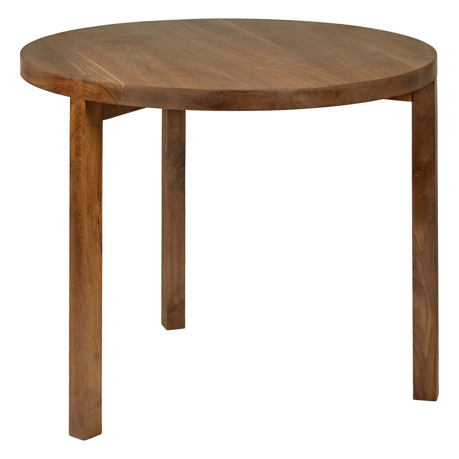 valerie_objects Solid dining table, 90 cm, walnut | Pre-used design ...