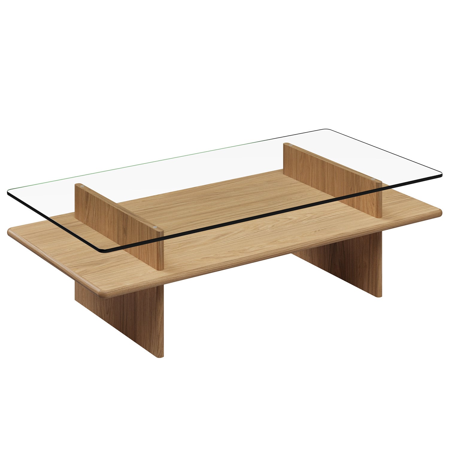 Woud Parallel coffee table, 60 x 120 cm, white lacquered oak | Pre-used ...