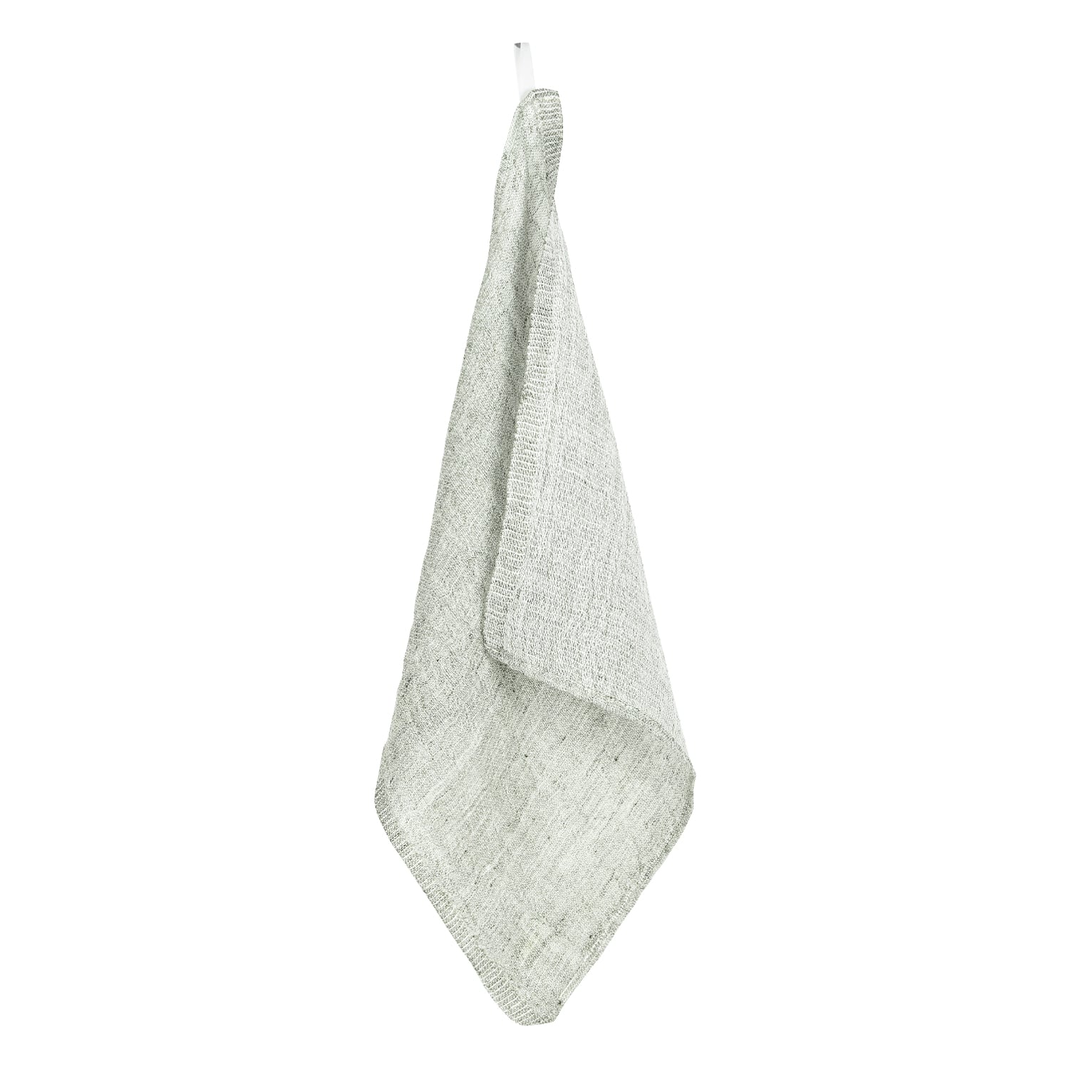 Lapuan Kankurit Nyytti guest towel, white - olive | Finnish Design Shop NL
